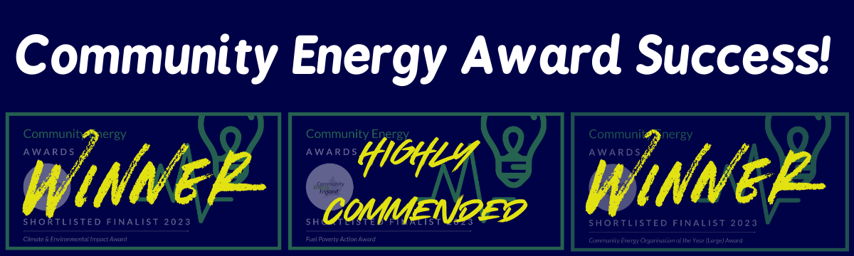 Community Energy England Award Success - Futureproof Cumbria